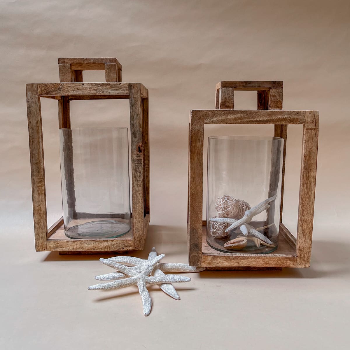 Buy Terra Wooden Lantern - Home Artisan